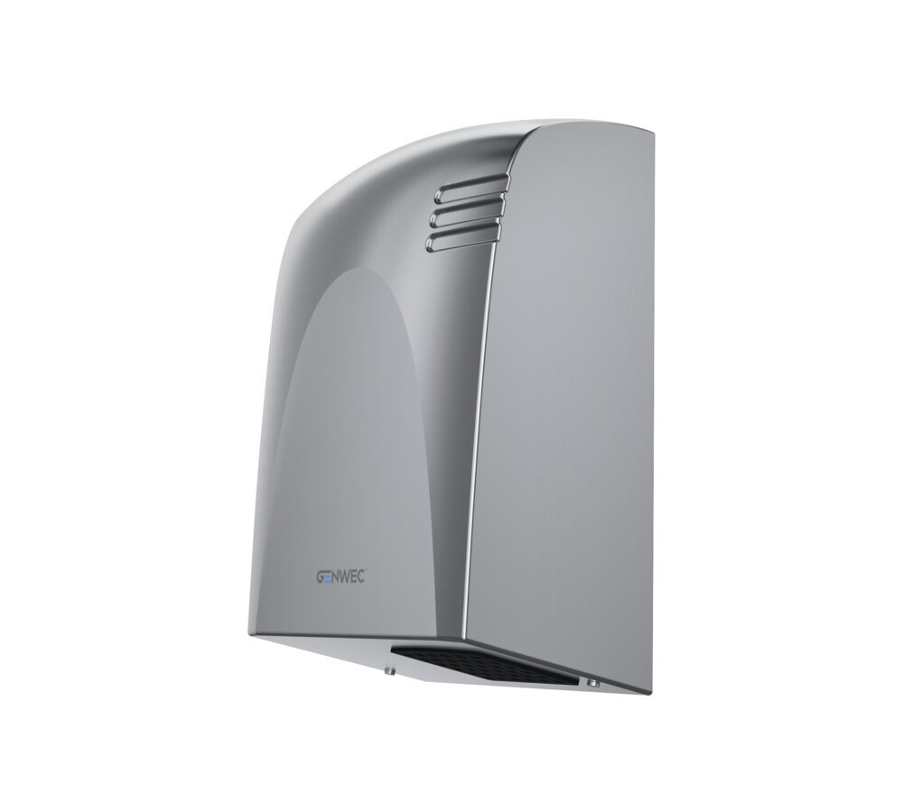 GENWEC: Wecflow hand dryer stainless steel brushed 110V