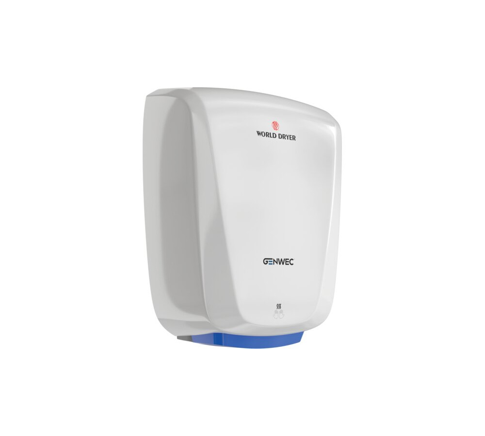GENWEC: VERDEDRI HAND DRYER ALUMINIUM WHITE