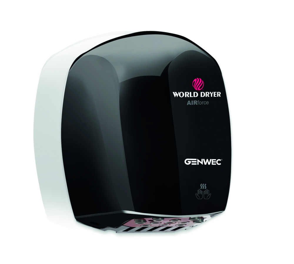 GENWEC: AIRFORCE HAND DRYER ALUMINIUM BLACK