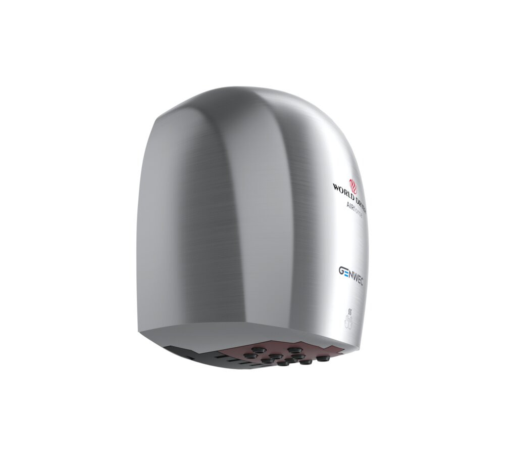 GENWEC: AIRFORCE HAND DRYER ALUMINIUM BRUSHED